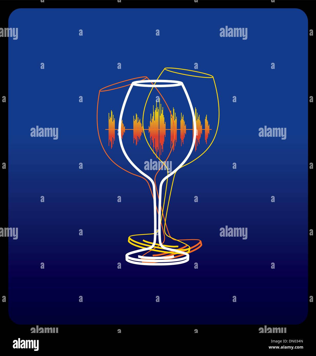 Glass wine christmas decoration red Stock Vector Images - Alamy