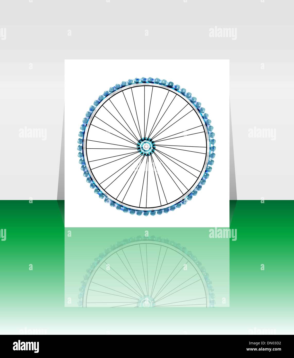 Bike wheel - vector illustration Stock Vector Image & Art - Alamy