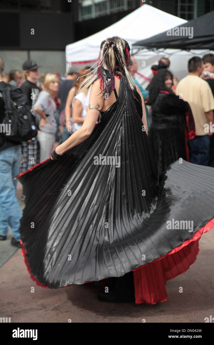 Denver's zombie crawl on 16th street mall Stock Photo - Alamy
