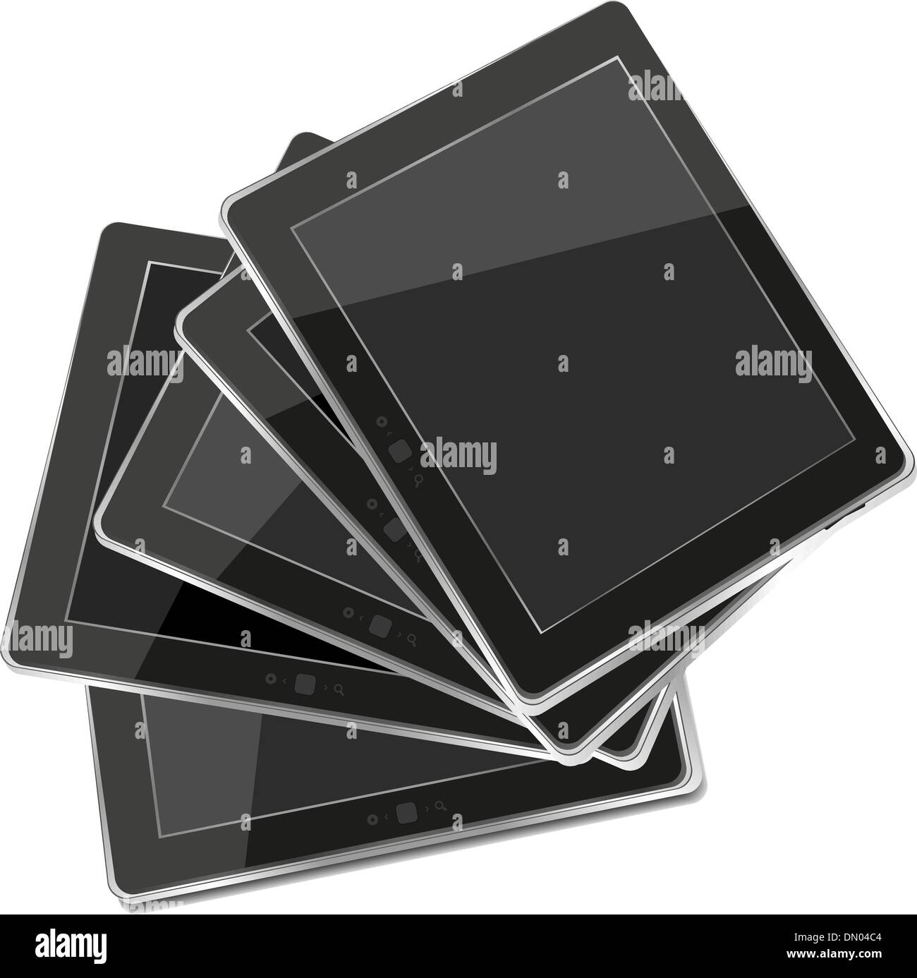 Vector tablets pc isolated on white background Stock Vector Image & Art ...
