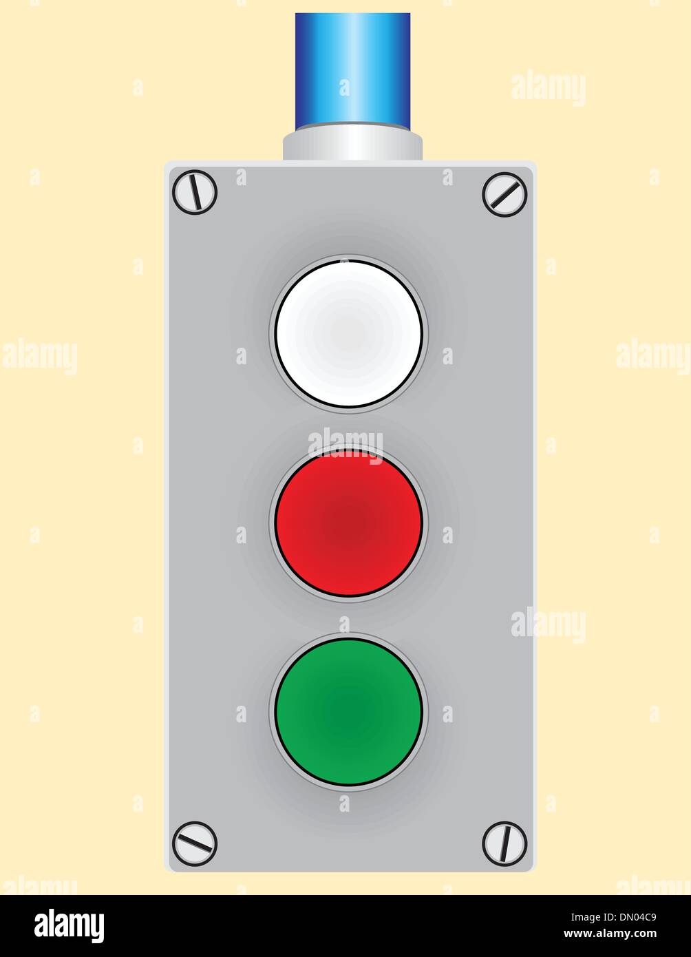 Red button remote control Stock Vector Images - Alamy