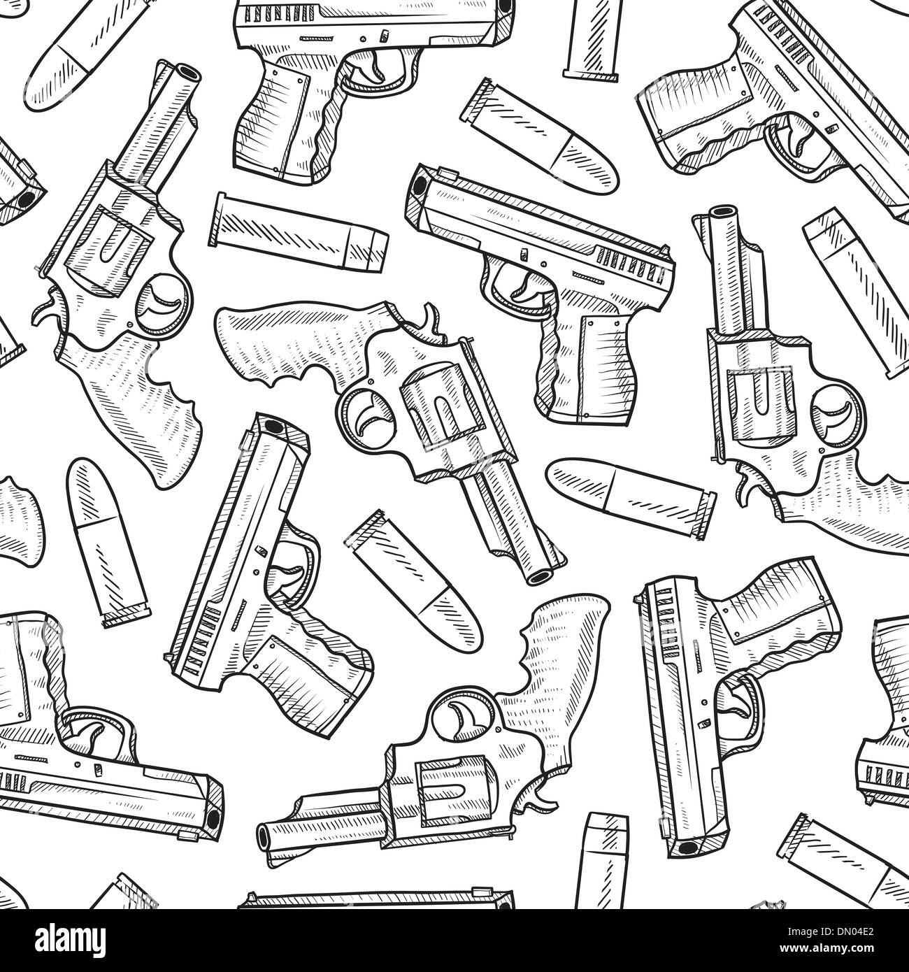 Seamless handgun background Stock Vector Image & Art - Alamy