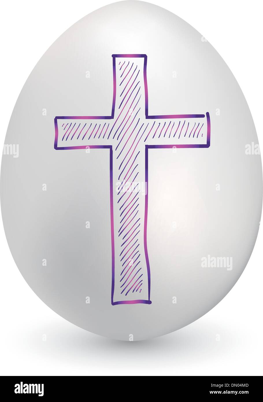 Simple cross easter egg vector Stock Vector Image & Art - Alamy