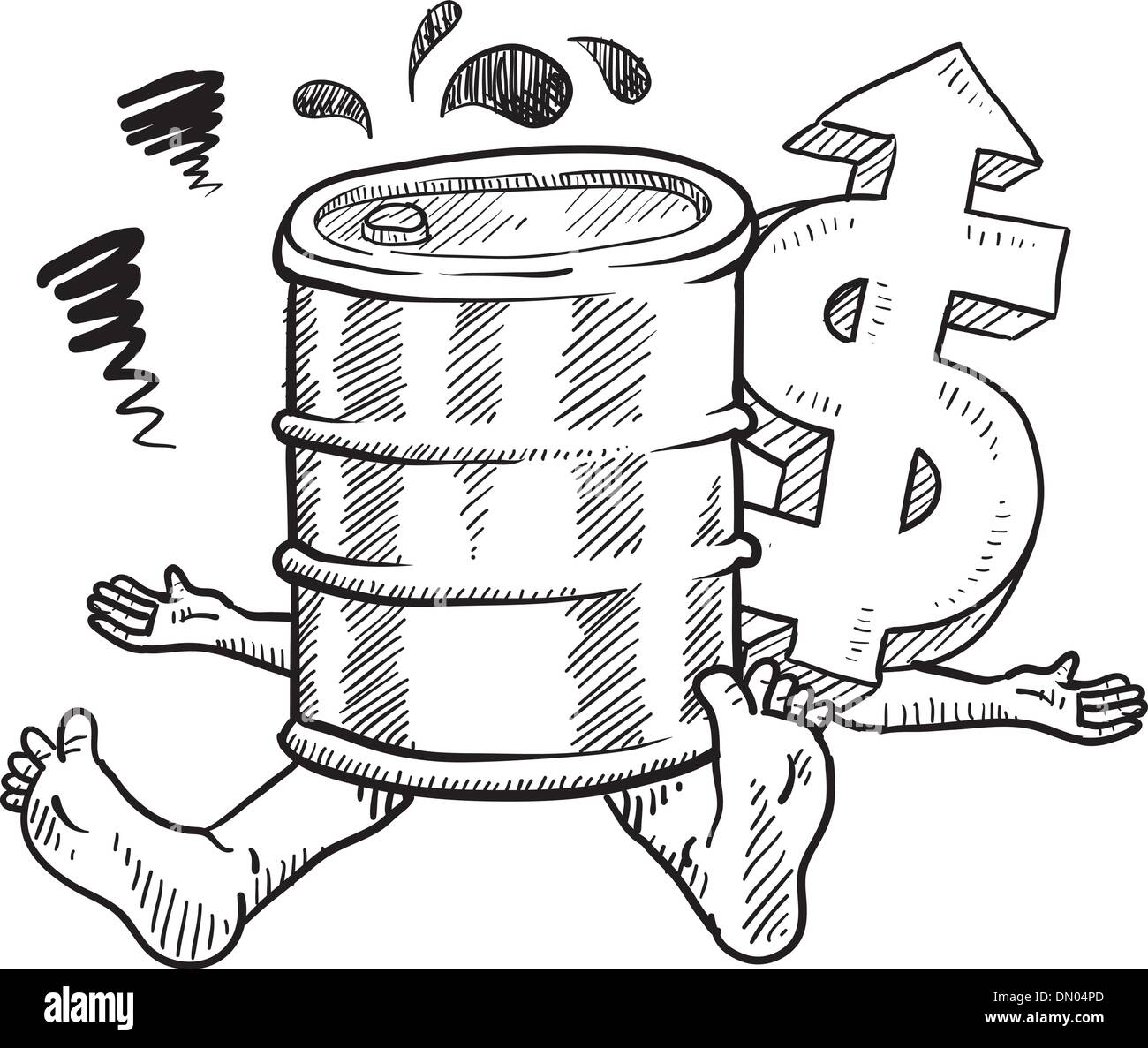 Crushed by oil prices vector Stock Vector Image & Art - Alamy