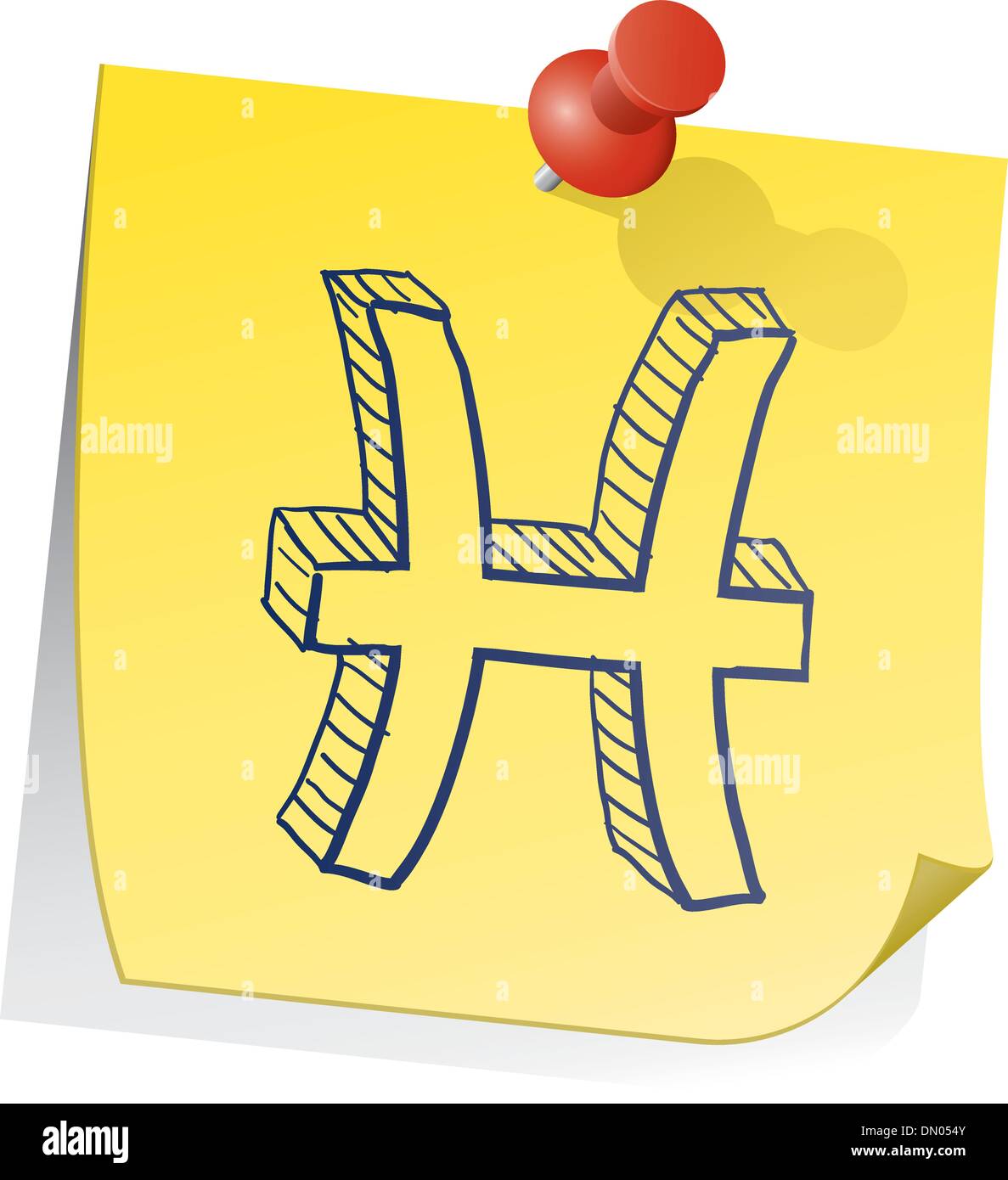 Pisces zodiac Stock Vector Images - Alamy