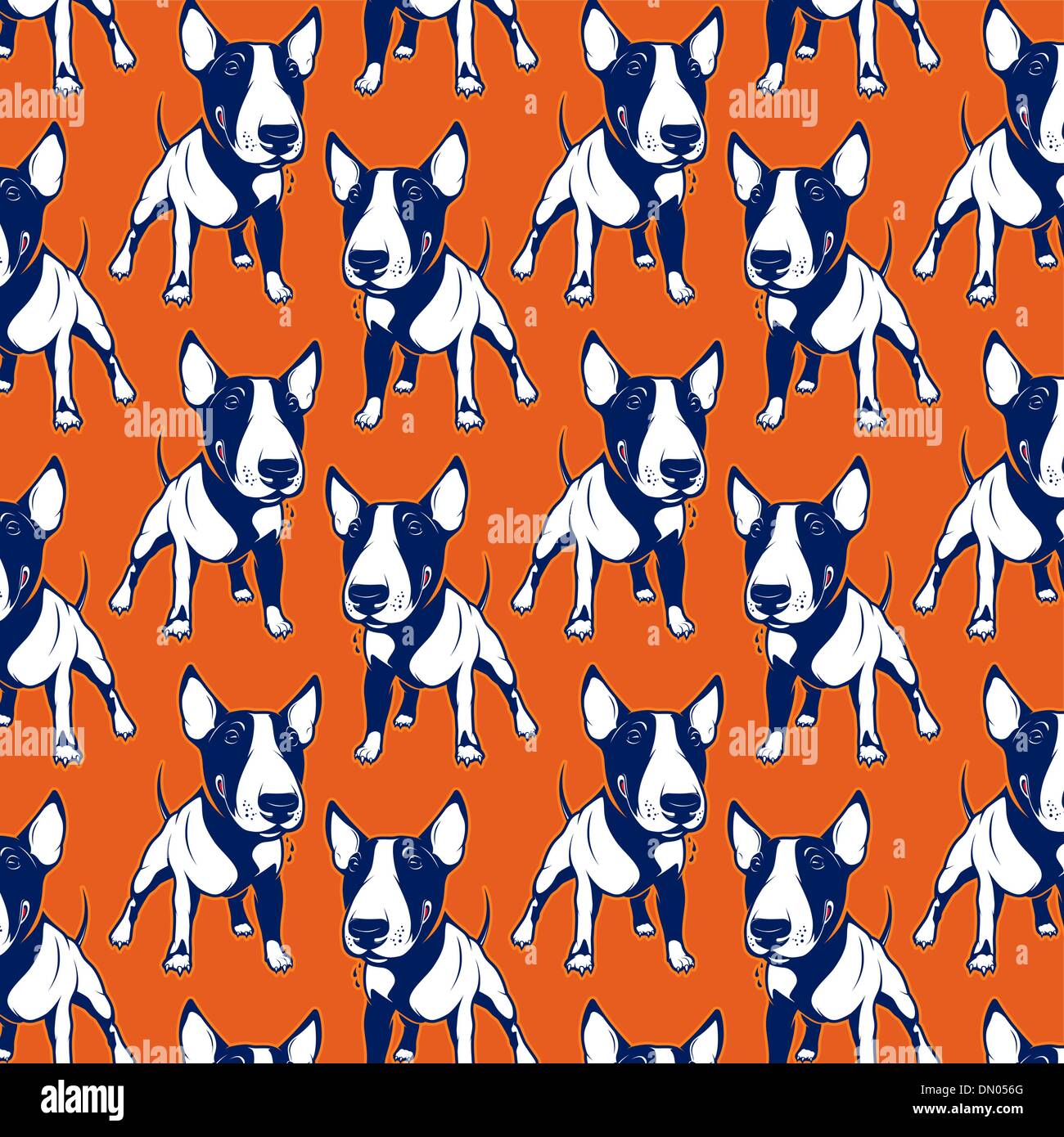 Bull Terrier Dog Cartoon Illustration Stock Photos & Bull Terrier Dog ...