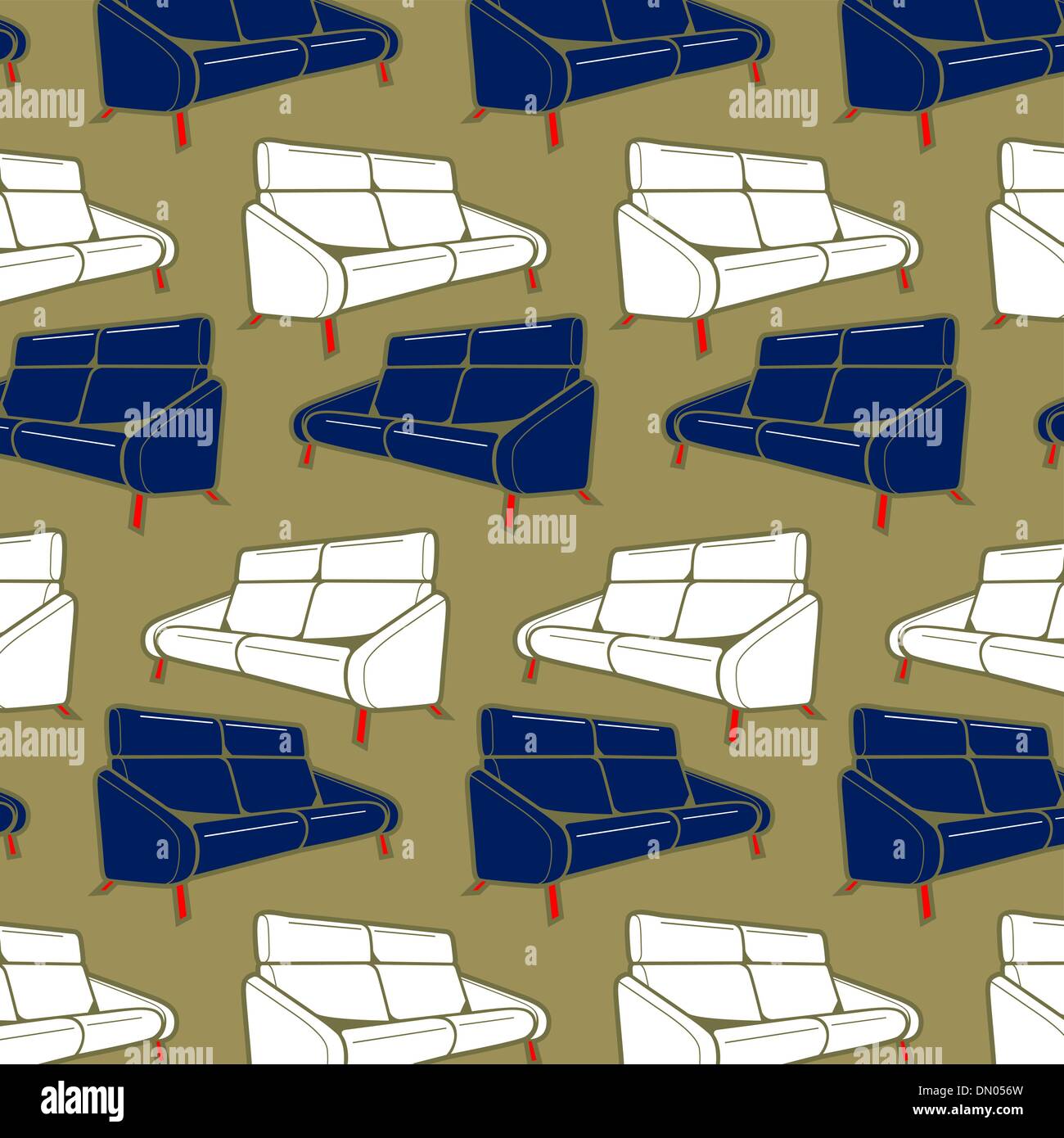 Down sofa Stock Vector Images - Alamy