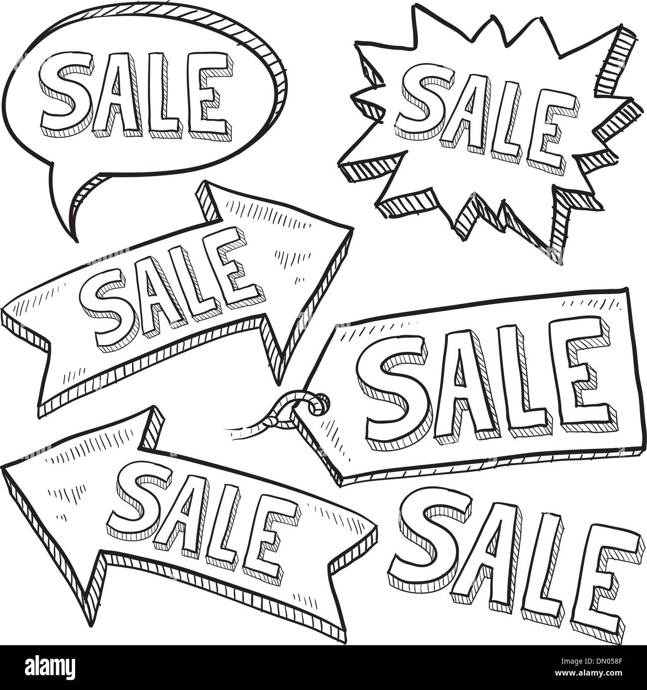 Sale retail tag vector set Stock Vector Image & Art - Alamy