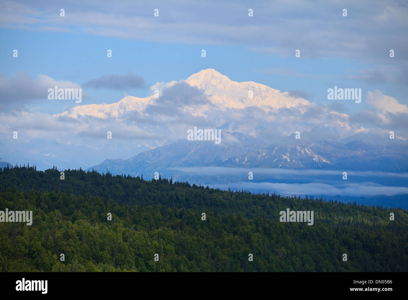 Mount McKinley in Denali National Park, Alaska Stock Photo - Alamy