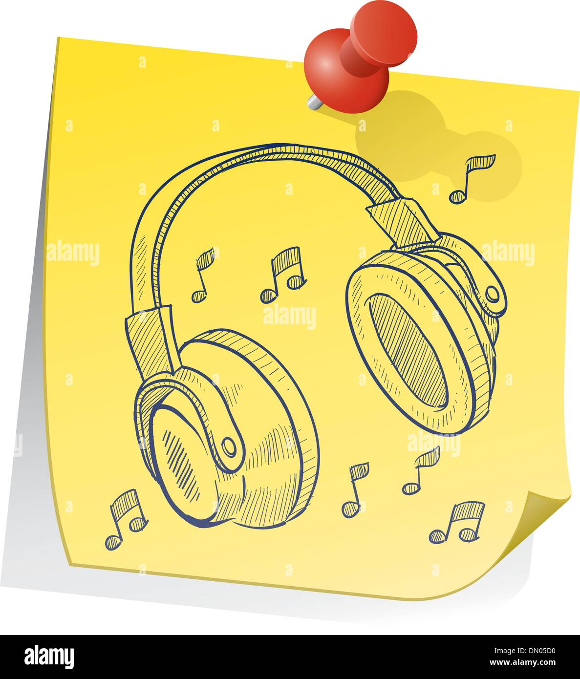 Note vector vectors hi-res stock photography and images - Alamy