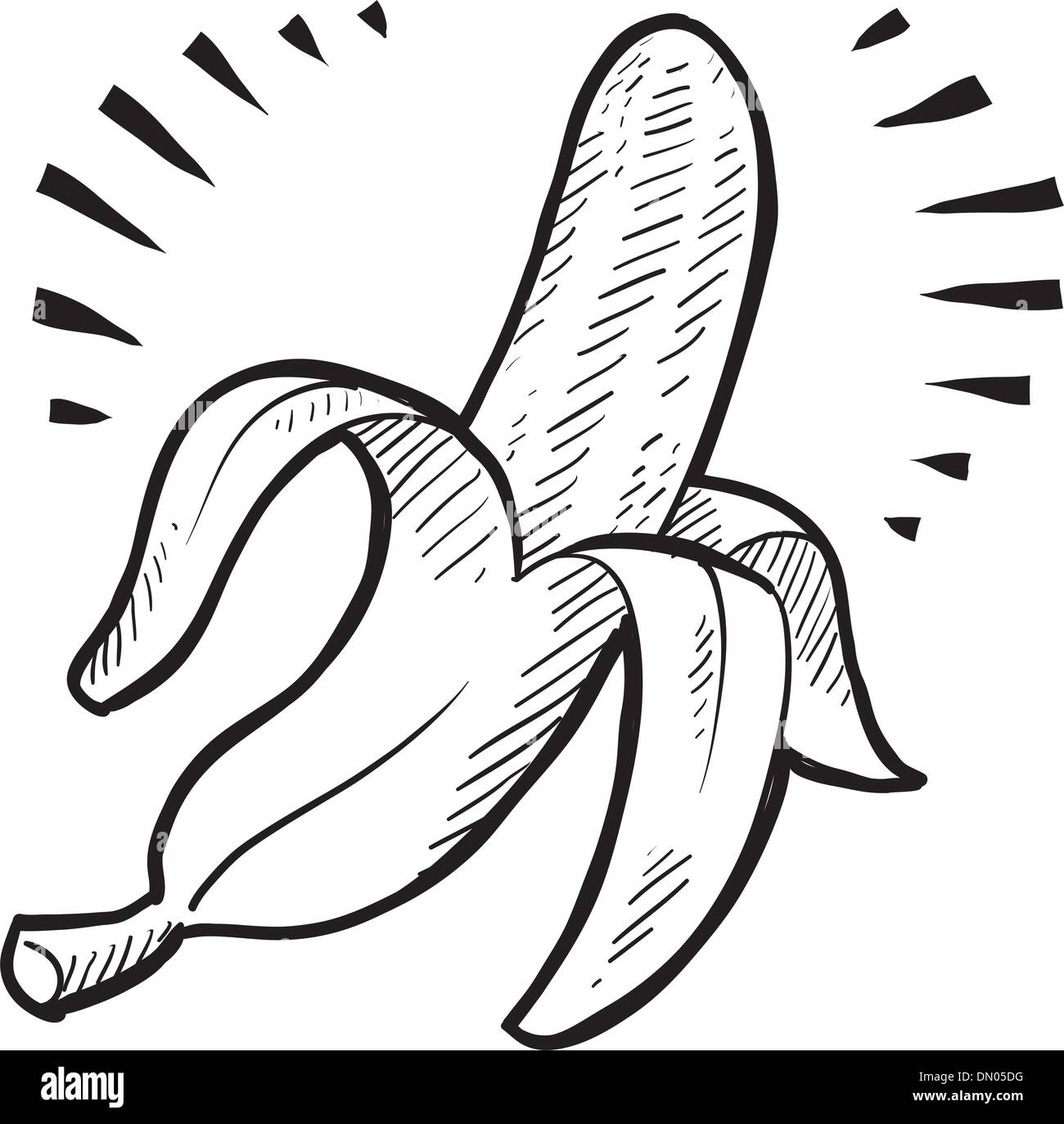 Banana vector vector vectors hi-res stock photography and images - Alamy