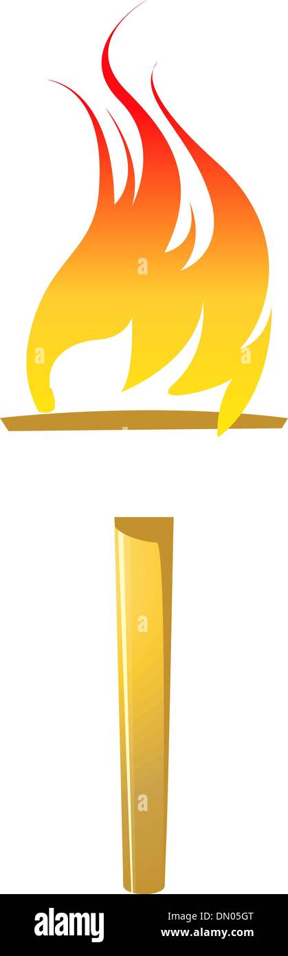 Torch flame gold hi-res stock photography and images - Alamy