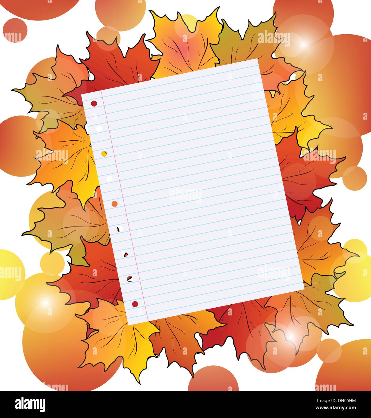 Scarlet maple Stock Vector Images - Alamy