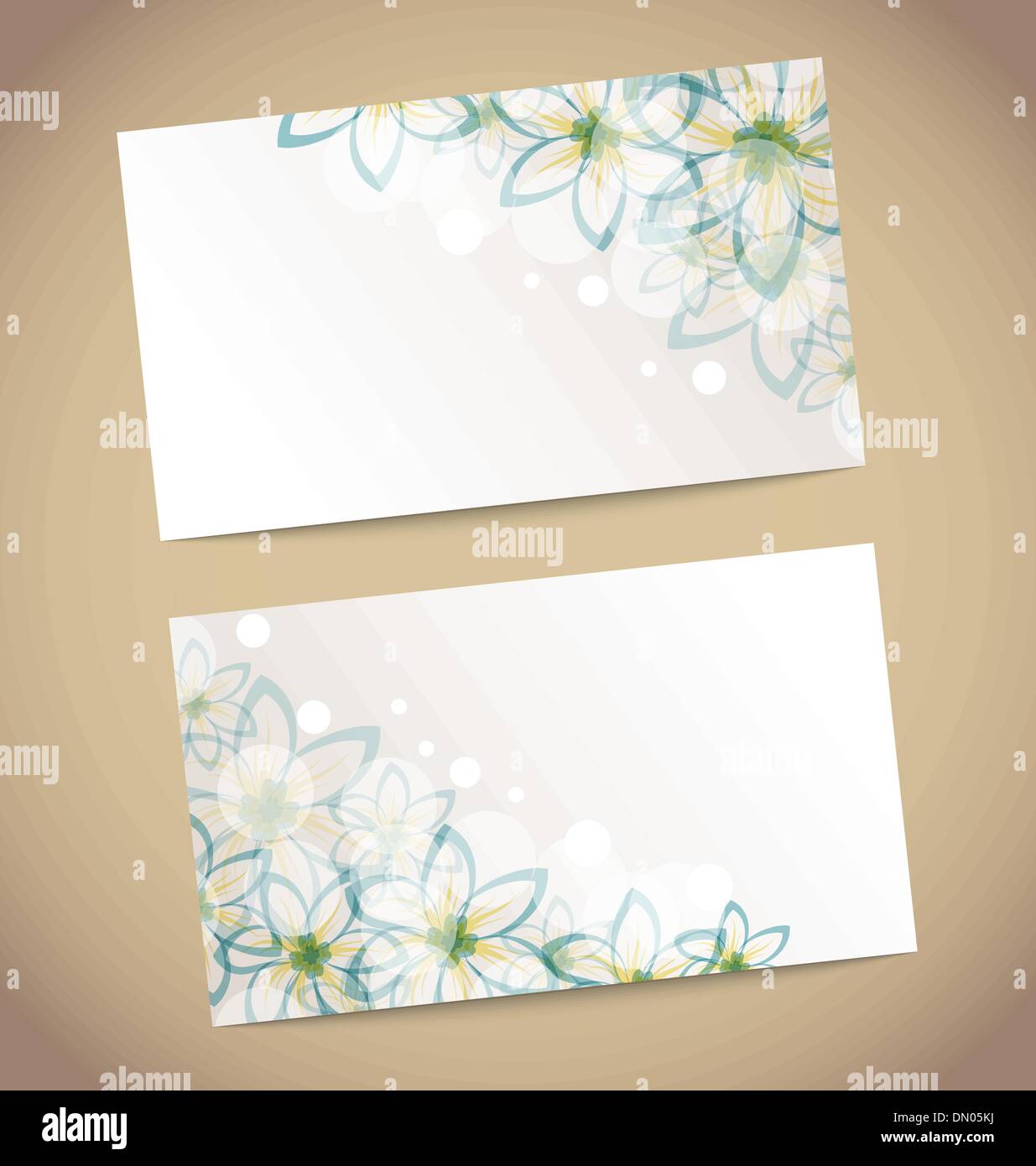 Two color cards Stock Vector Images - Alamy