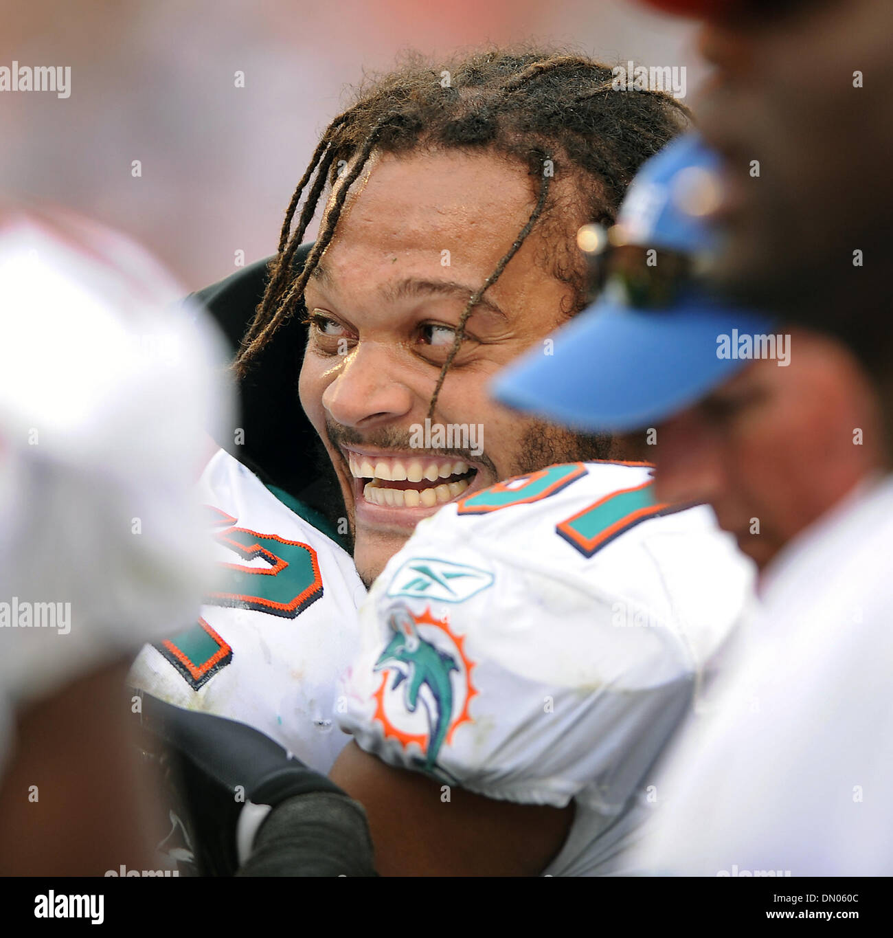 Channing crowder dolphins hi-res stock photography and images - Alamy