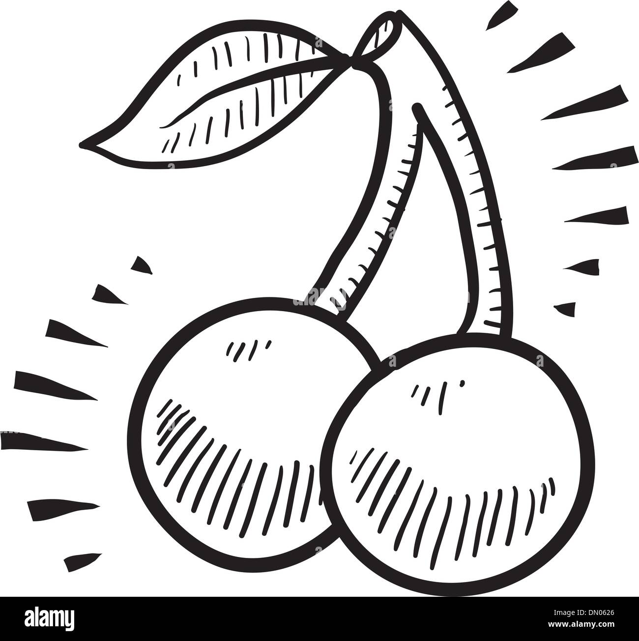 Vegetables farm food sketch Stock Vector Images - Alamy