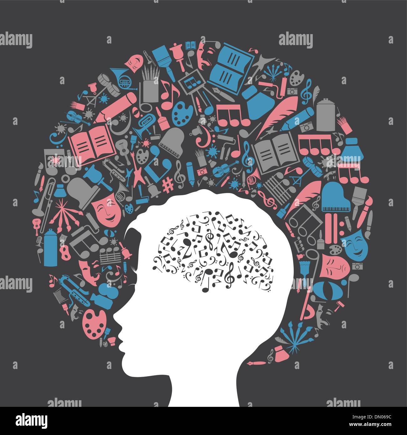 Arts a head2 Stock Vector Image & Art - Alamy