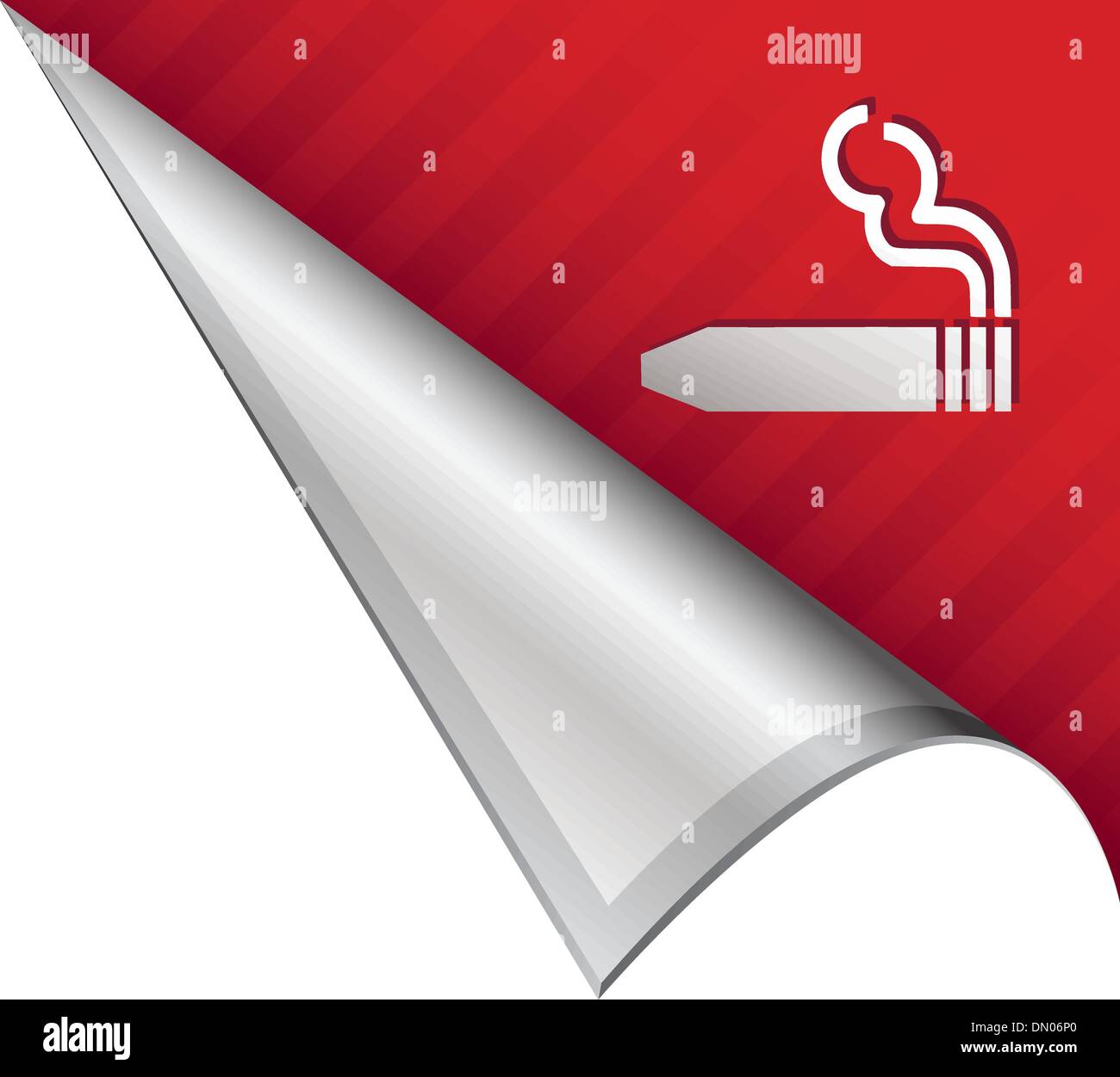 Cigar smoking corner tab Stock Vector Image & Art - Alamy