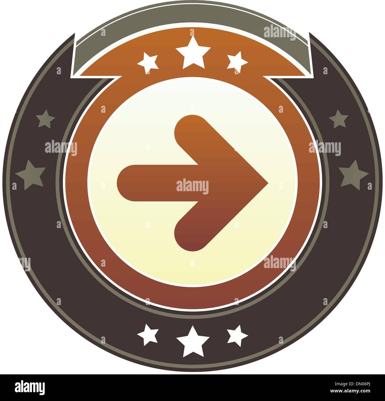 Right arrow imperial button Stock Vector Image & Art - Alamy