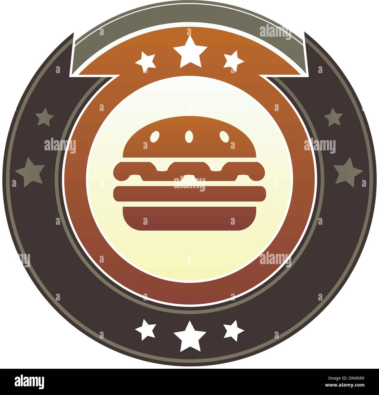 Hamburger imperial button Stock Vector Image & Art - Alamy
