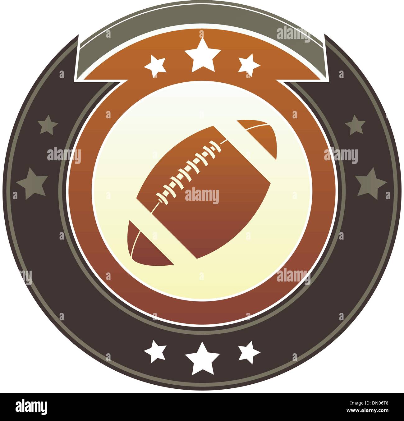 Football imperial button Stock Vector Image & Art - Alamy