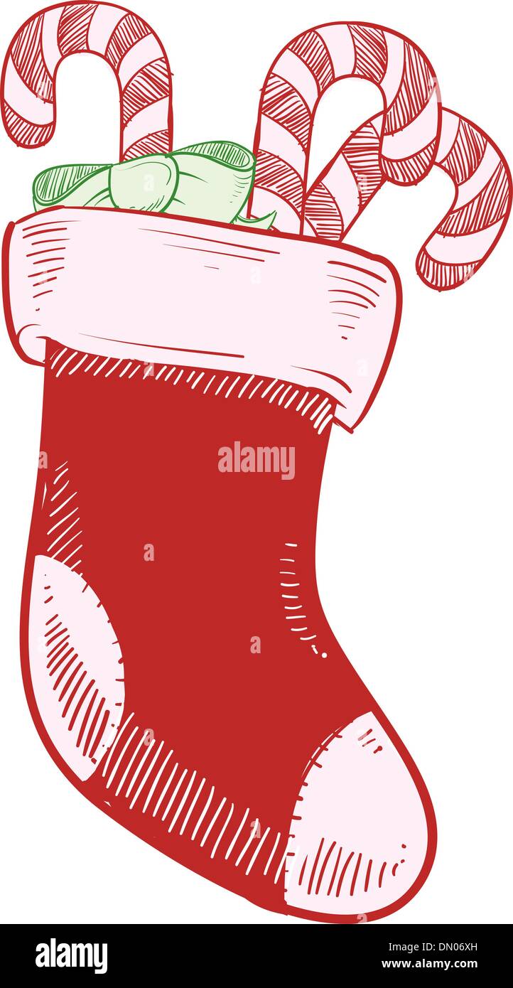 How To Draw A Christmas Stocking