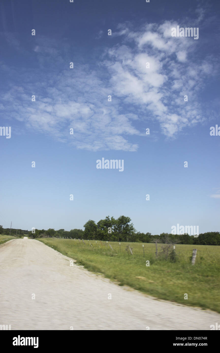 Long country road Stock Photo - Alamy