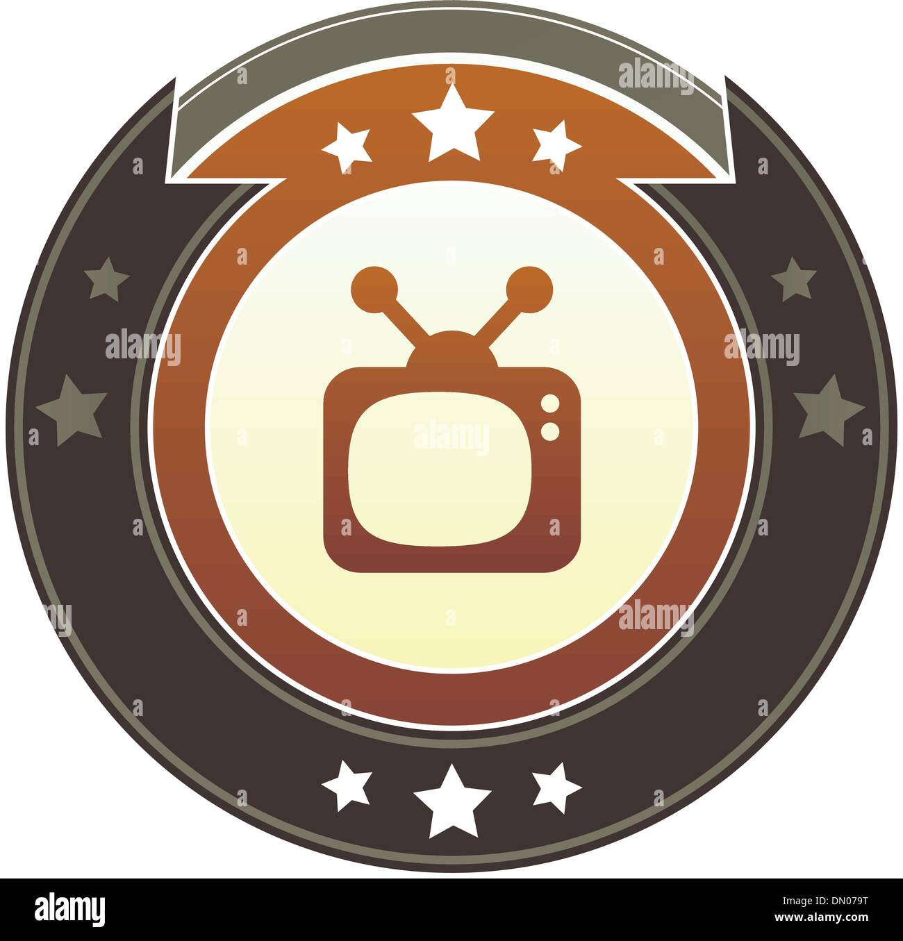 Streaming button Stock Vector Images - Alamy