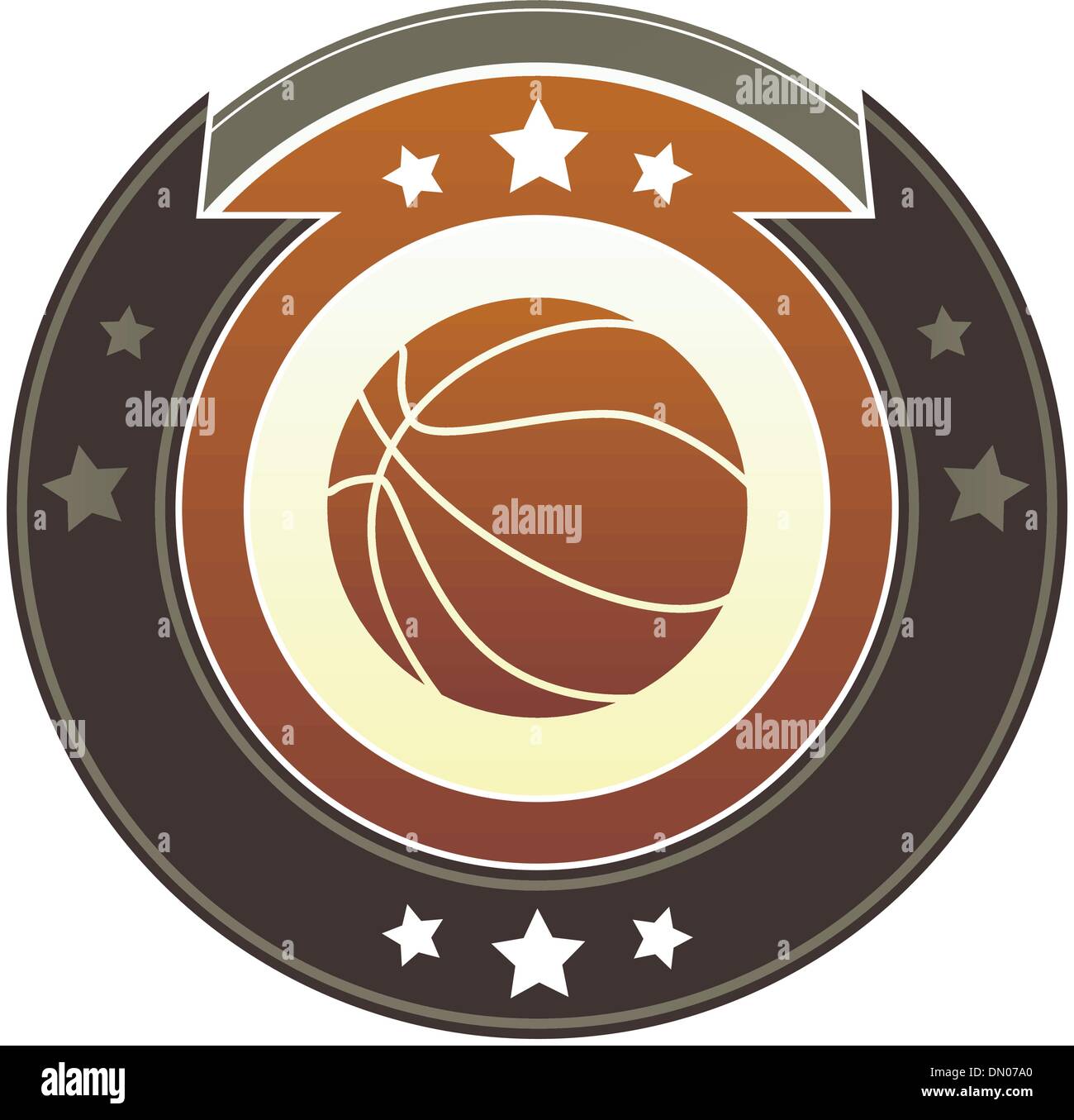 Basketball imperial button Stock Vector Image & Art - Alamy