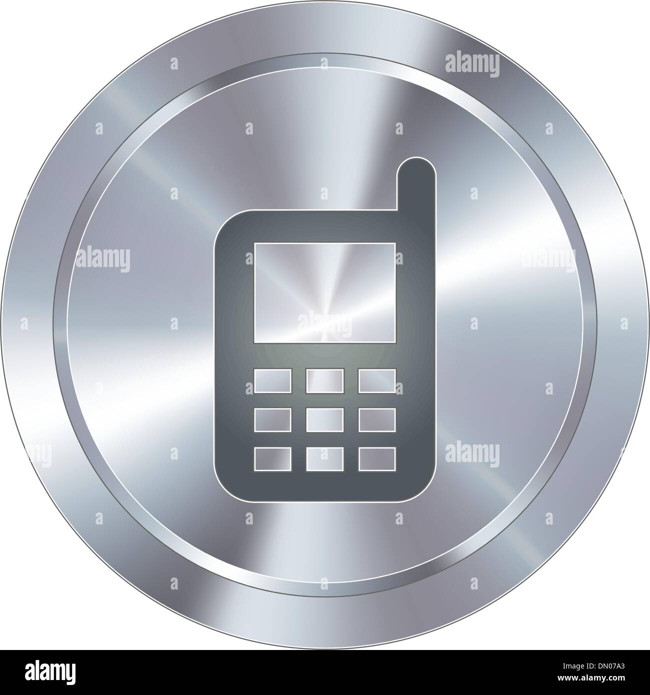 Cellphone industrial button Stock Vector Image & Art - Alamy
