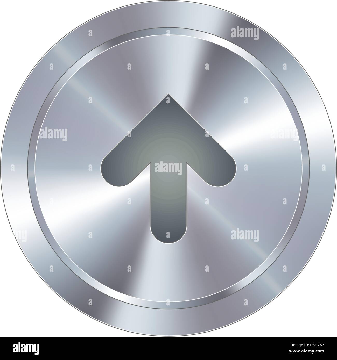 Up arrow industrial button Stock Vector Image & Art - Alamy