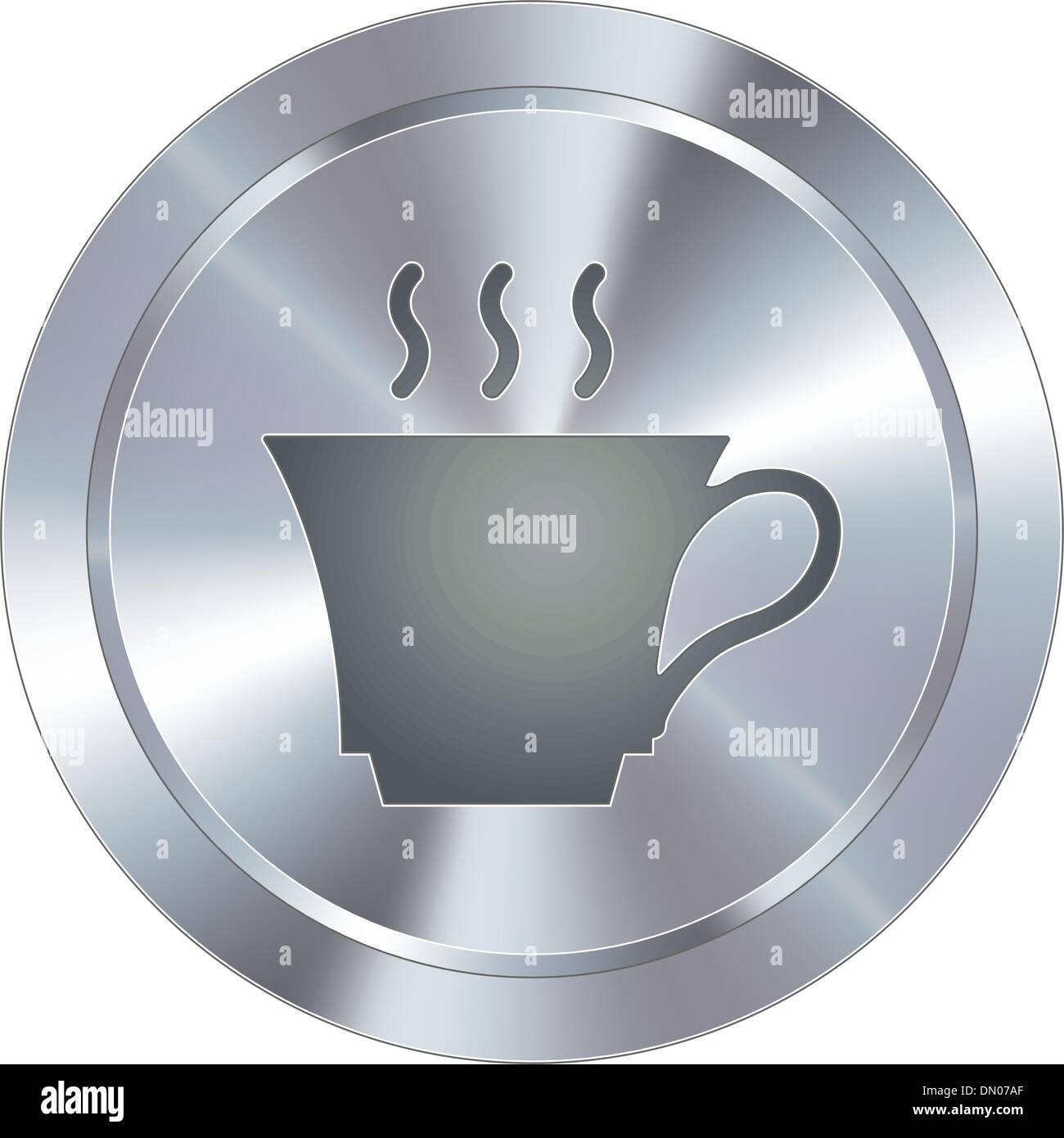 Coffee cup industrial button Stock Vector Image & Art - Alamy