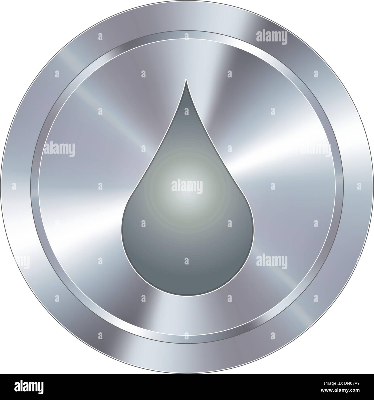 Liquid drop industrial button Stock Vector Image & Art - Alamy