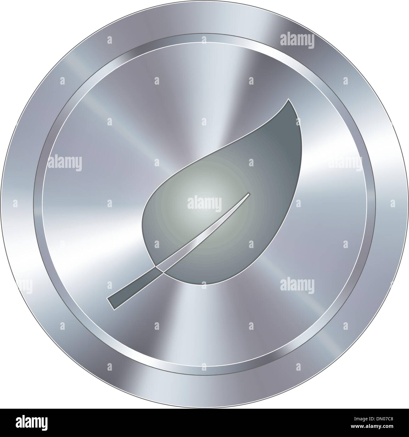 Leaf industrial button Stock Vector Image & Art - Alamy