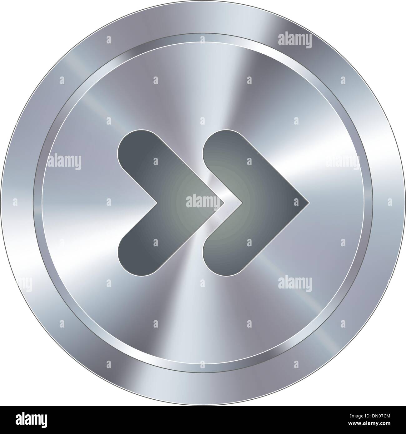 Forward media player industrial button Stock Vector Image & Art - Alamy