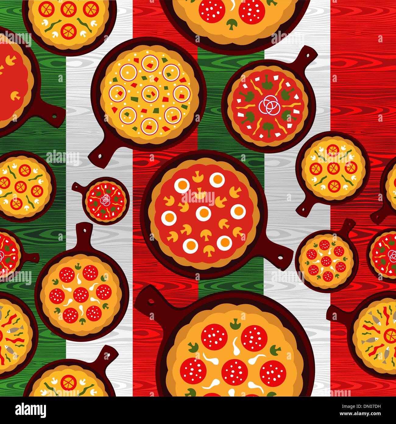 Italian restaurant table dinner Stock Vector Images - Alamy