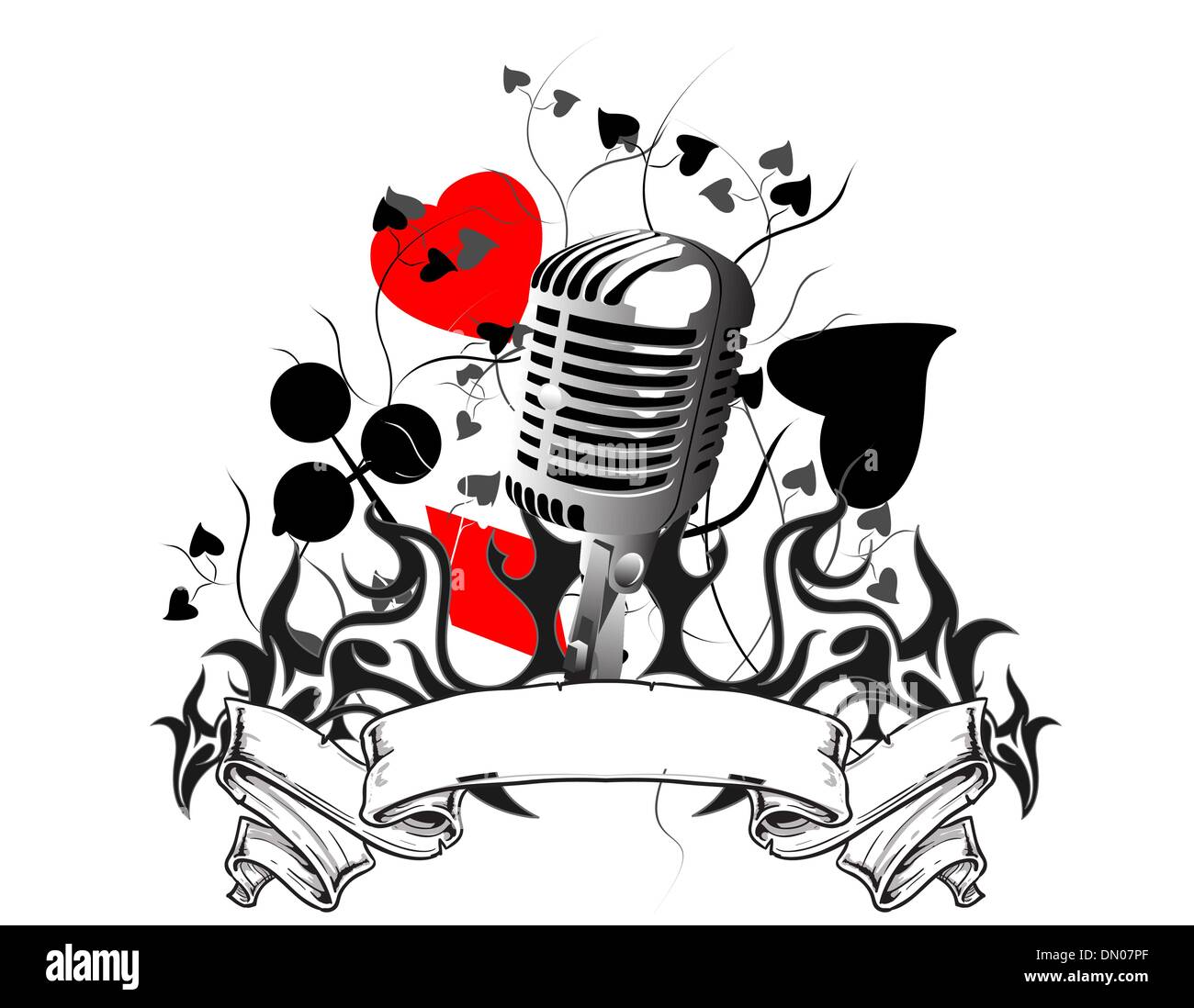 Scroll music Cut Out Stock Images & Pictures - Alamy