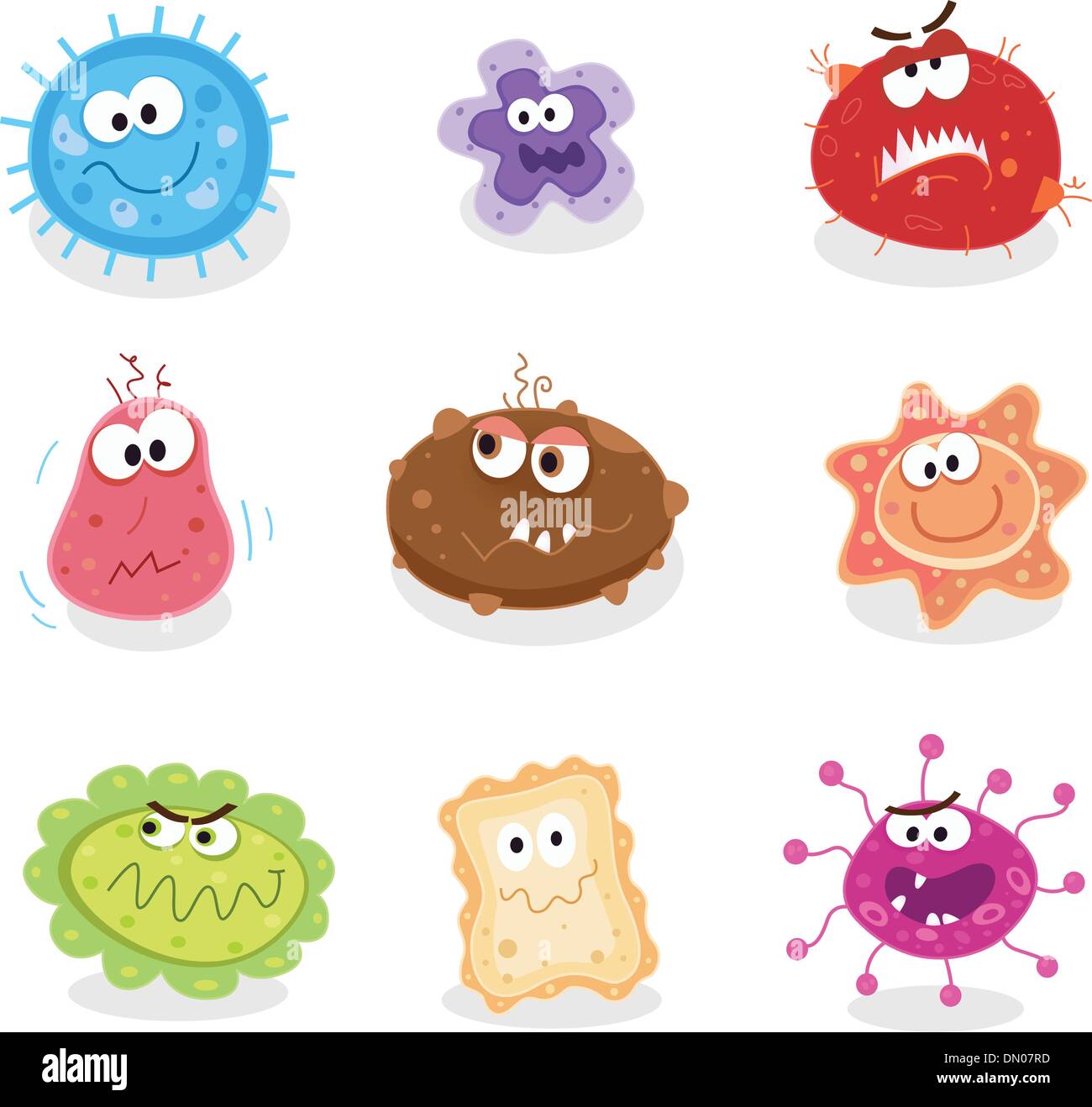 Red and blue bugs Stock Vector Images - Alamy