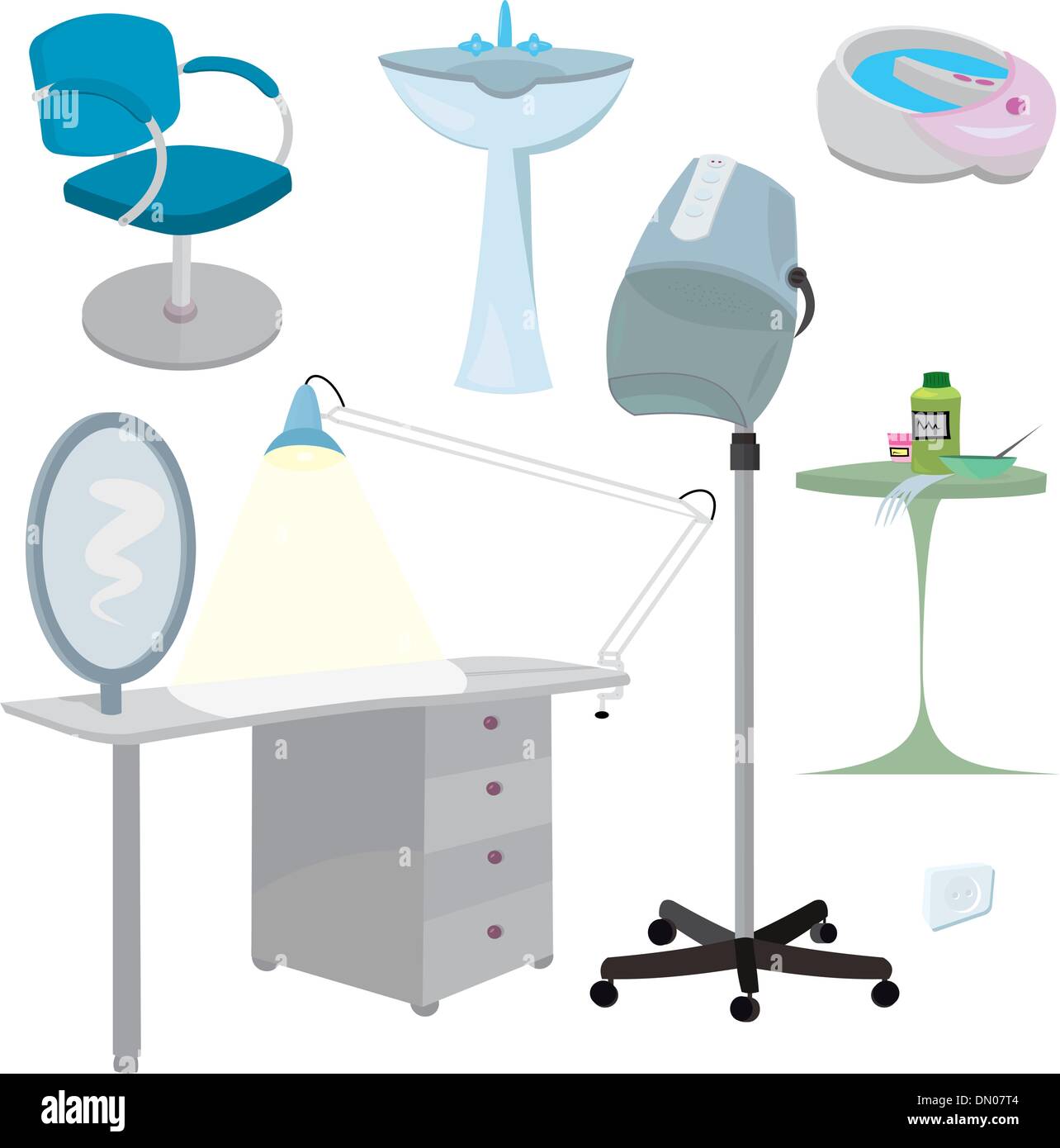 Furniture stand Stock Vector Images - Alamy