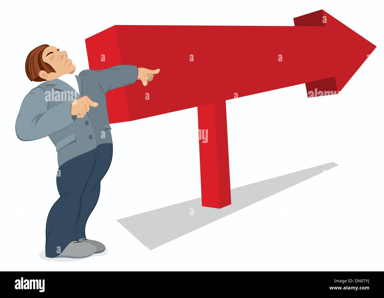 Man hand in red Stock Vector Images - Alamy