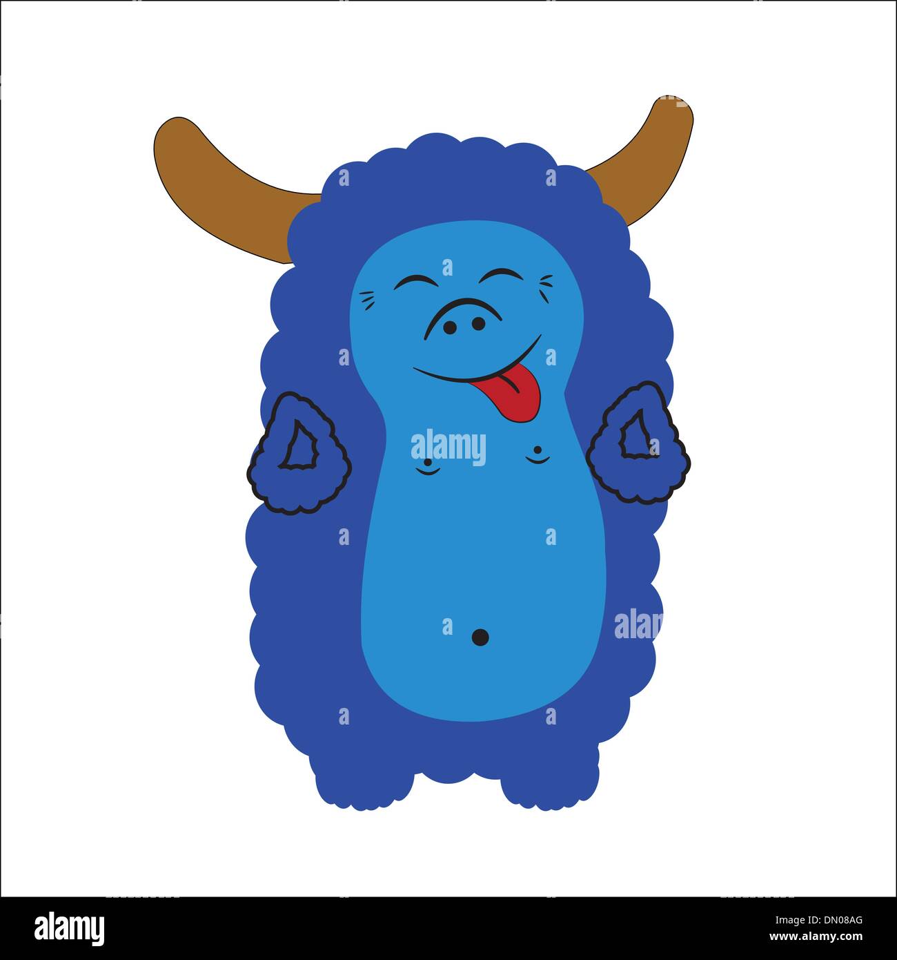 Smiling monster Stock Vector Images - Alamy