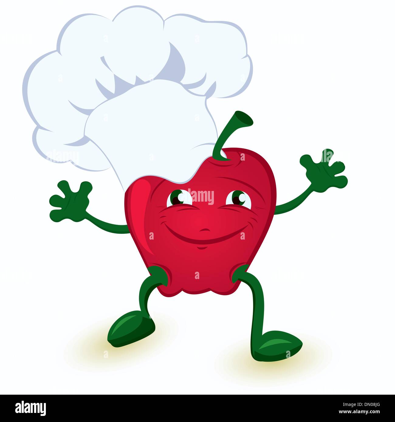 Apple fruit in colorful Stock Vector Images - Alamy