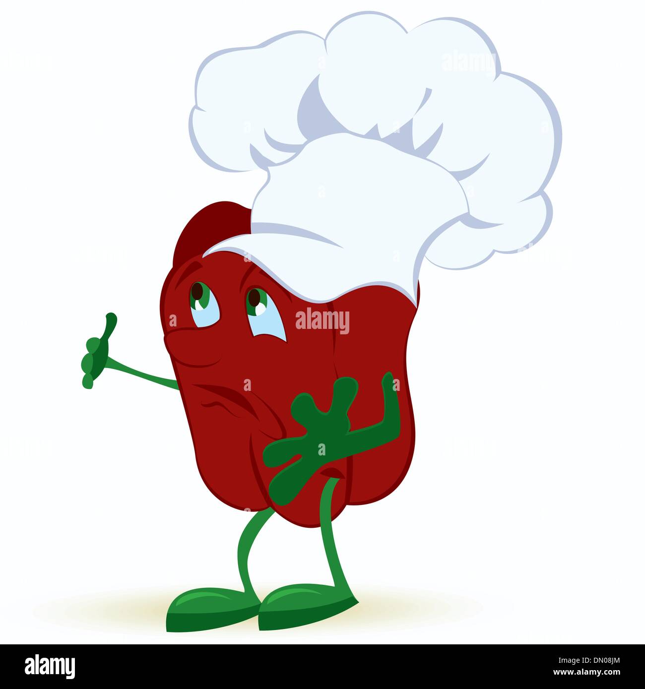 Fruit red bell pepper Stock Vector Images - Alamy