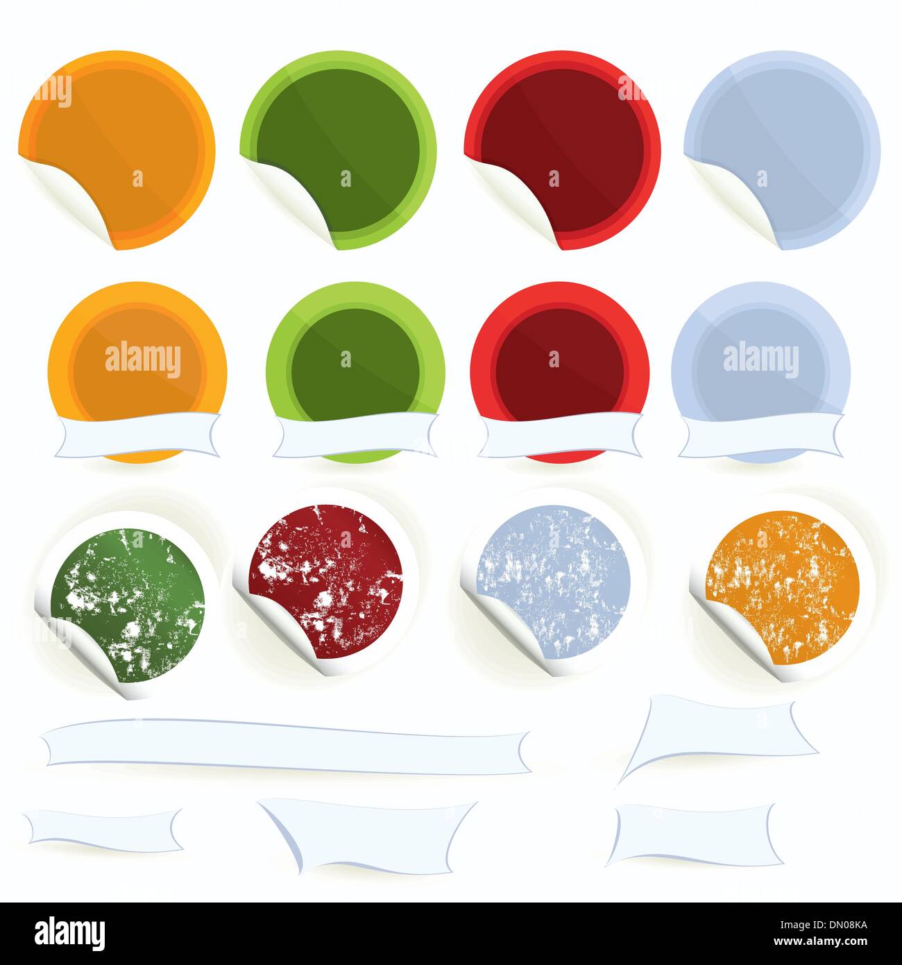 Set of blank stickers hi-res stock photography and images - Alamy