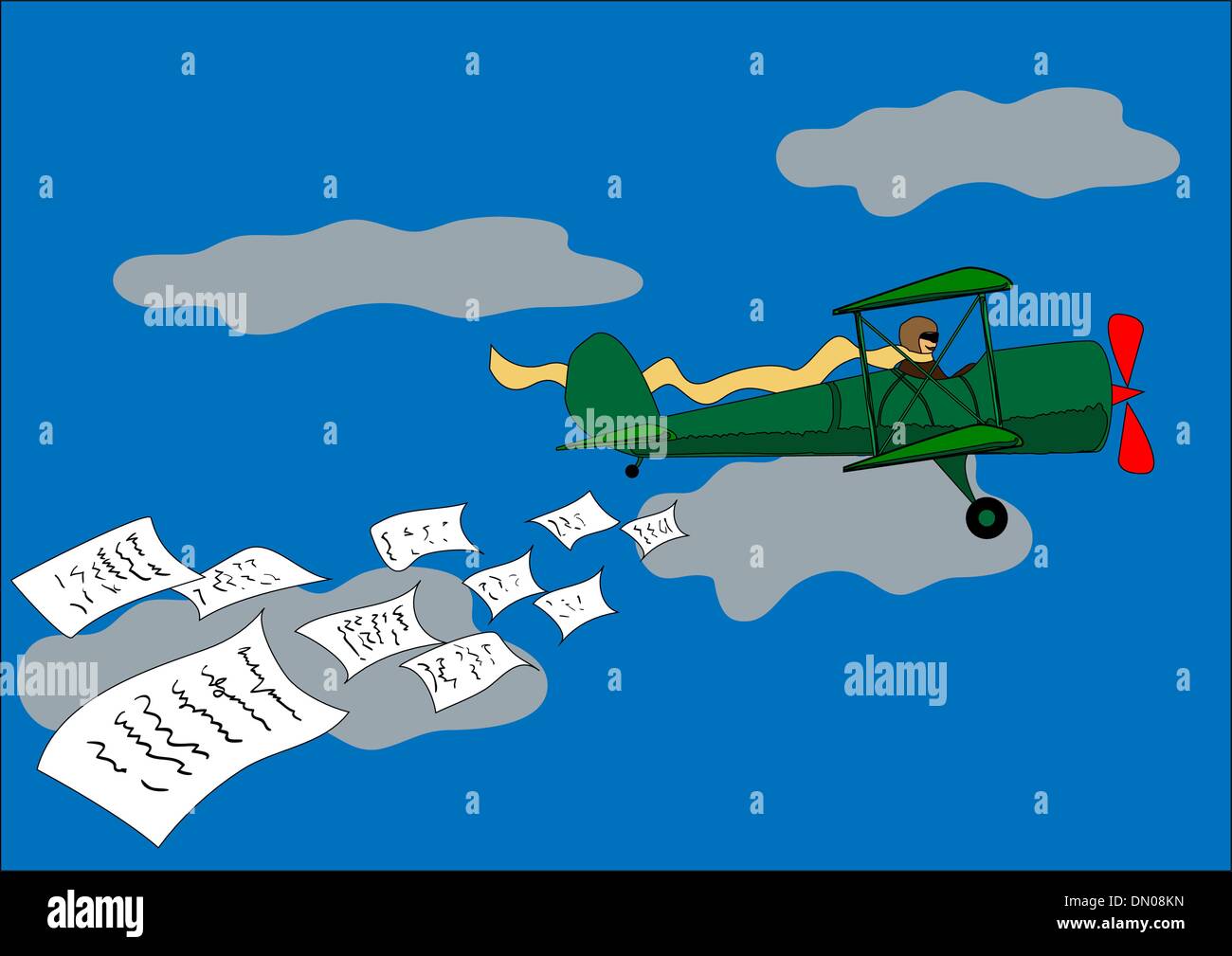 Leaflets aircraft hi-res stock photography and images - Alamy