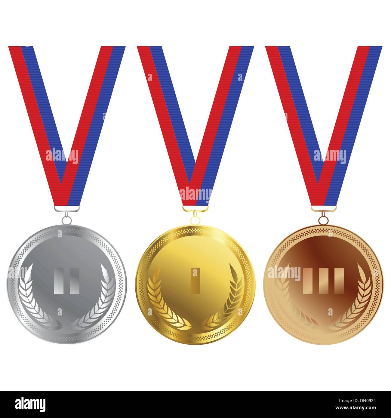 Gold Silver Bronze Template