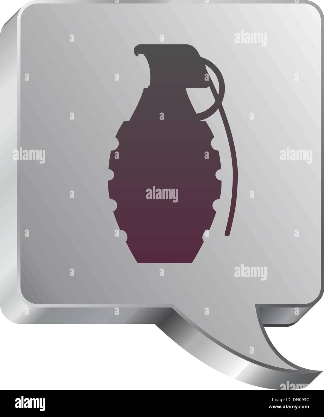 Hand speech bubble on Stock Vector Images - Alamy