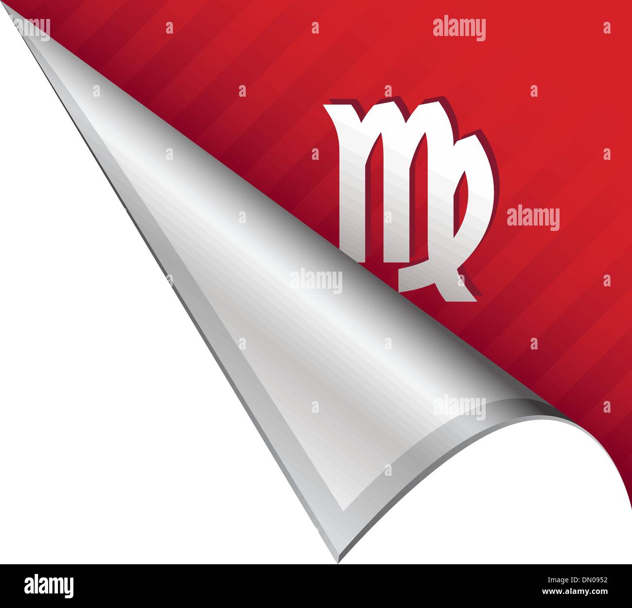 Virgo corner tab Stock Vector Image & Art - Alamy