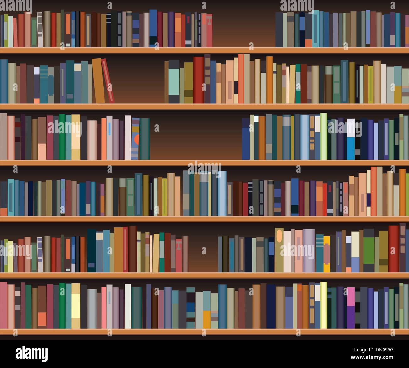 Bookshelf vector vectors hi-res stock photography and images - Alamy