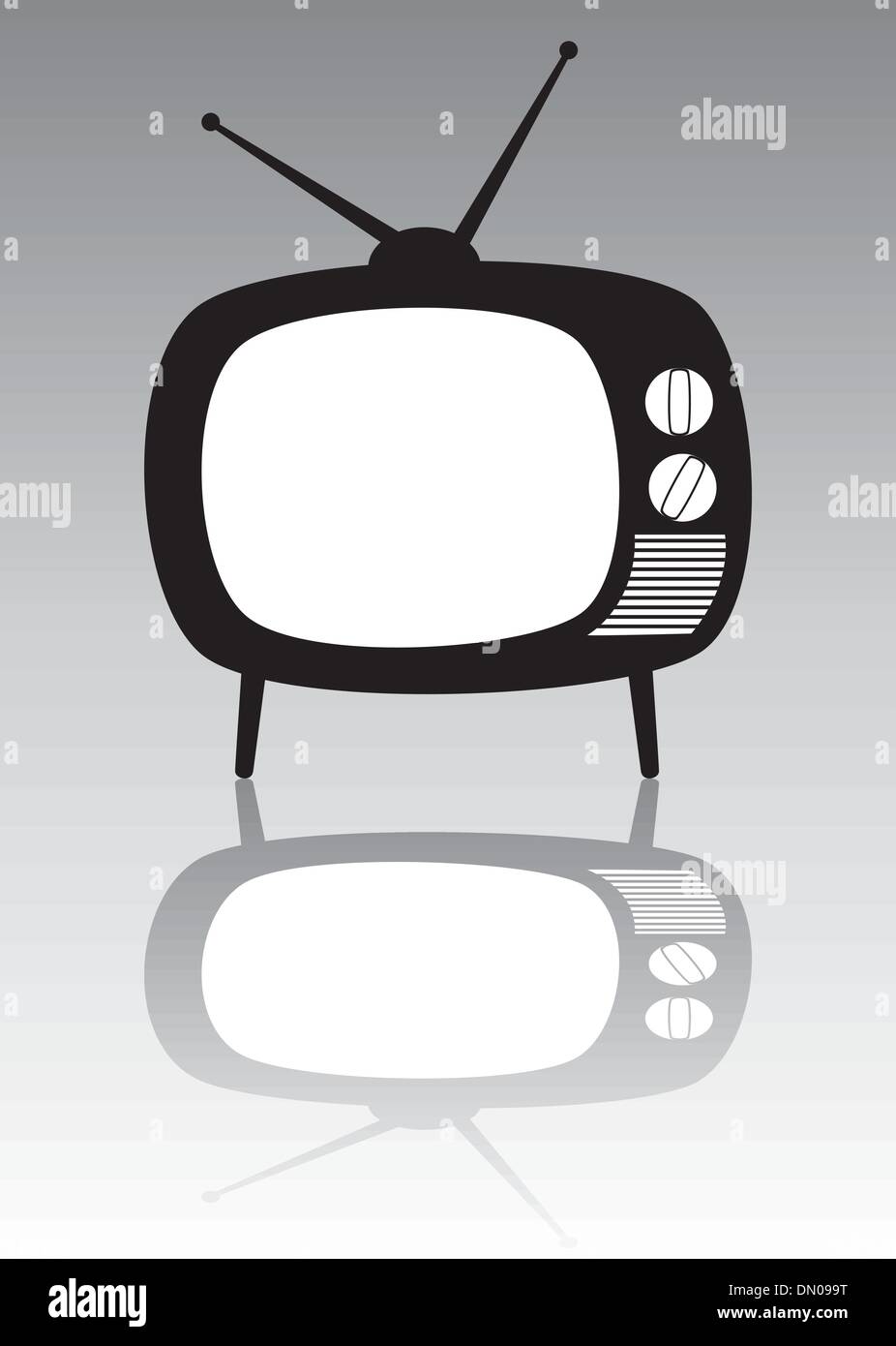 vector retro tv set Stock Vector Image & Art - Alamy